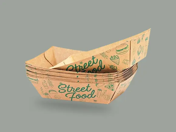 Custom Paper Food Trays - EcoPacks